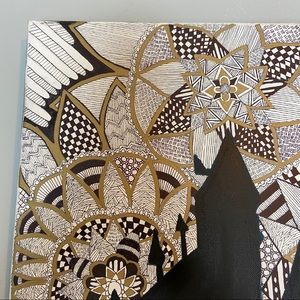 Wall Decor | Harry Potter Inspired Zentangle Canvas Wall Art | Poshmark